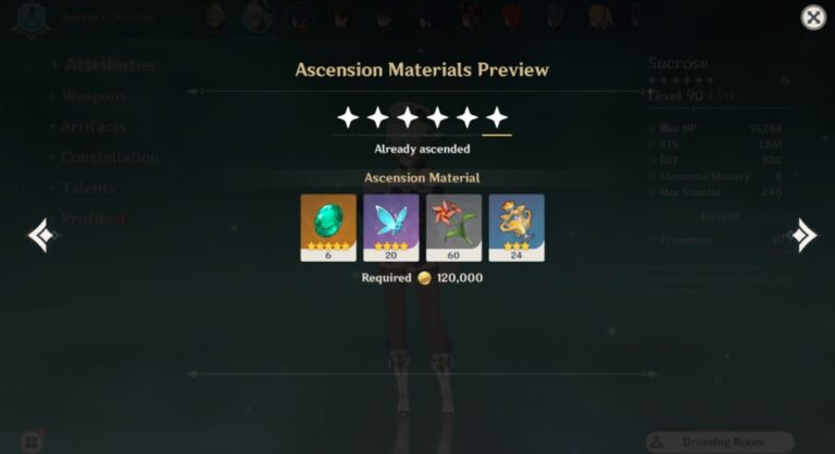 Sucrose Genshin Impact Guide - Genshin Chronicle