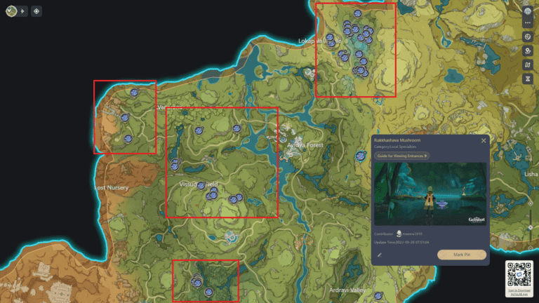 Rukkhashava Mushroom Guide - Genshin Impact - Genshin Chronicle